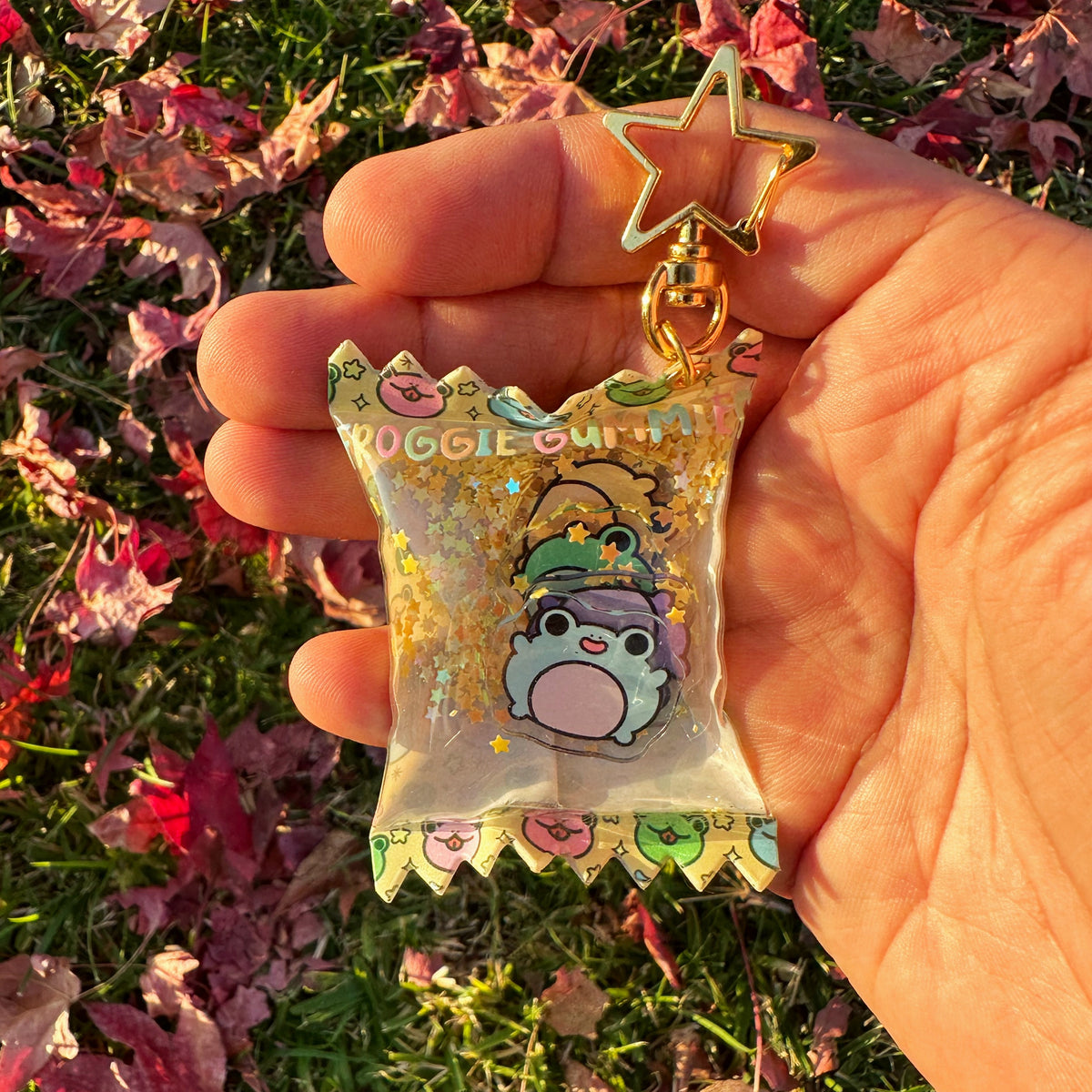 Froggy candy bag charm – Gyozados