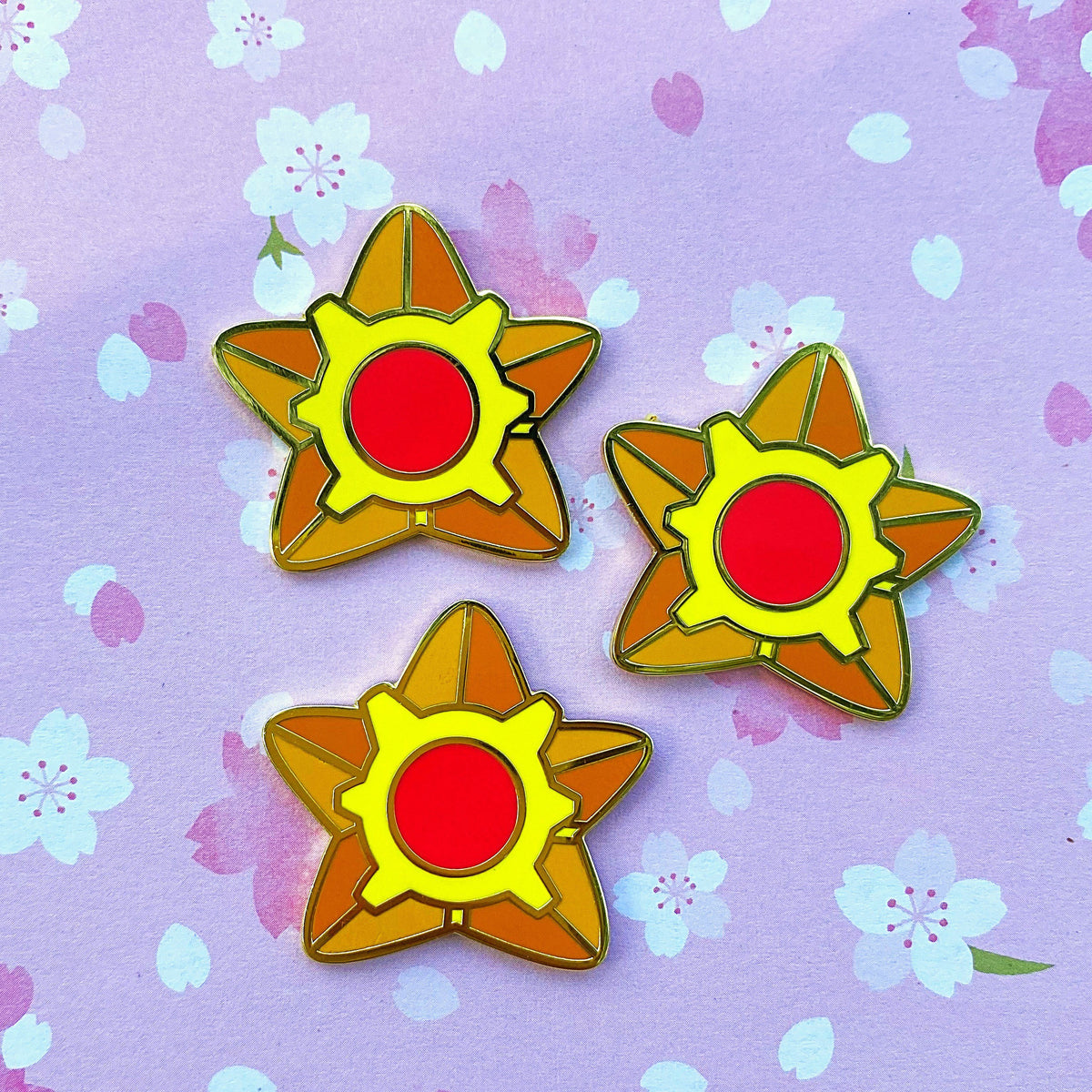 Staryu enamel pin – Gyozados